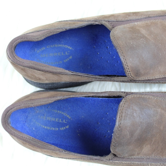 Merrell | Shoes | Merrell Treviso Moc Loafers Dark Brown Leather 8 ...